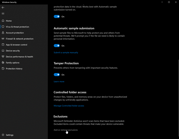 Whitelist heRO for Windows Defender - HeRO Wiki